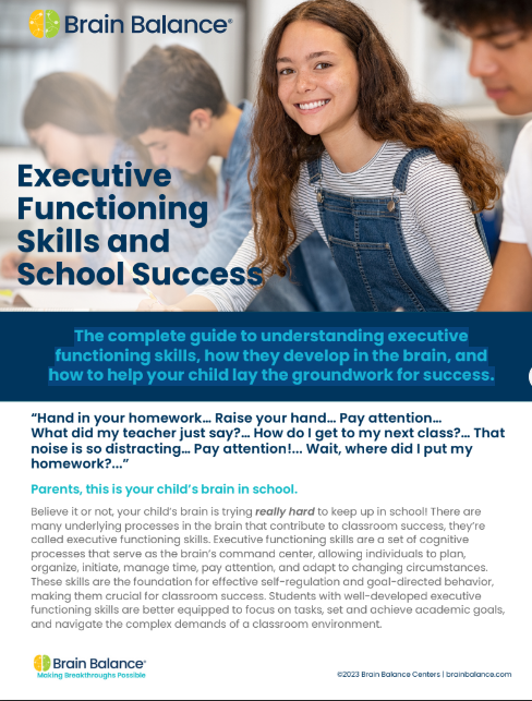 Executive Function Skills and School Success. Download the Free Guide.